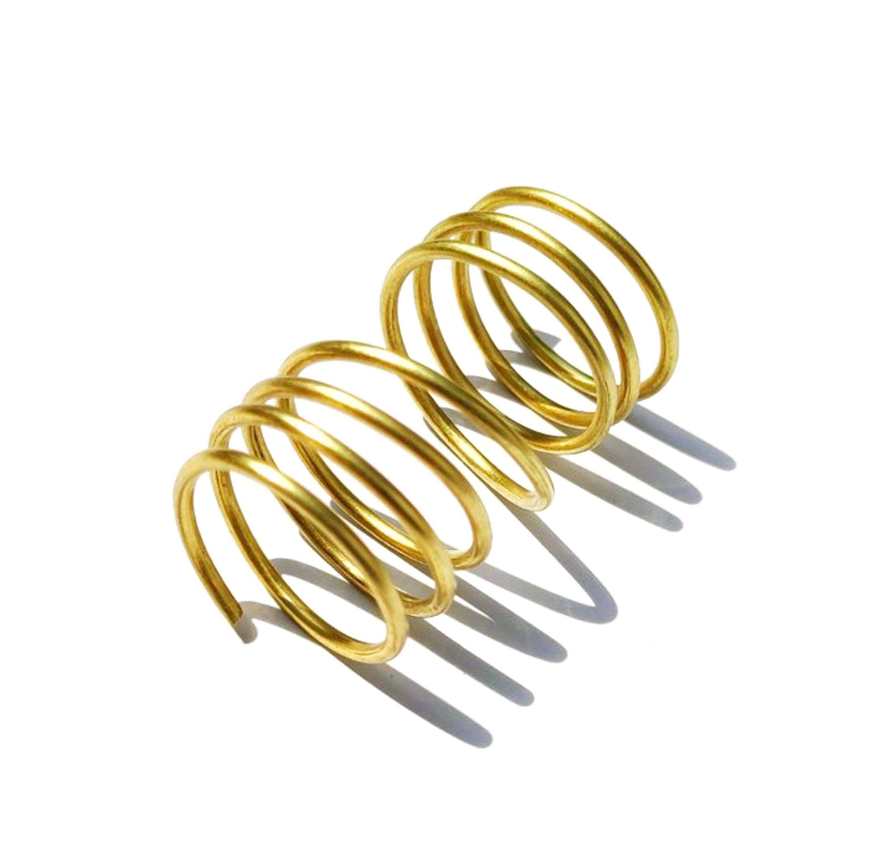 Gold Spiral Ring, Gold Statement Ring, Thick Gold Ring, Gold Filled ...