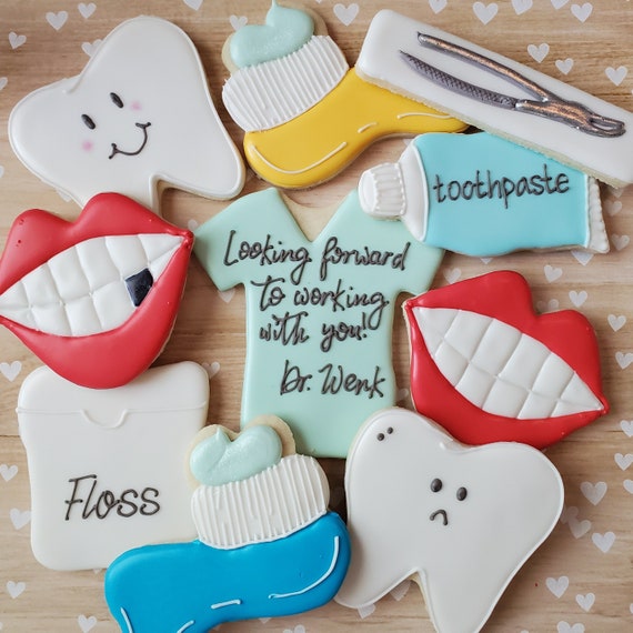 Dentist Cookie Cutters Chubby Toothbrush Toothpaste Tooth | Etsy