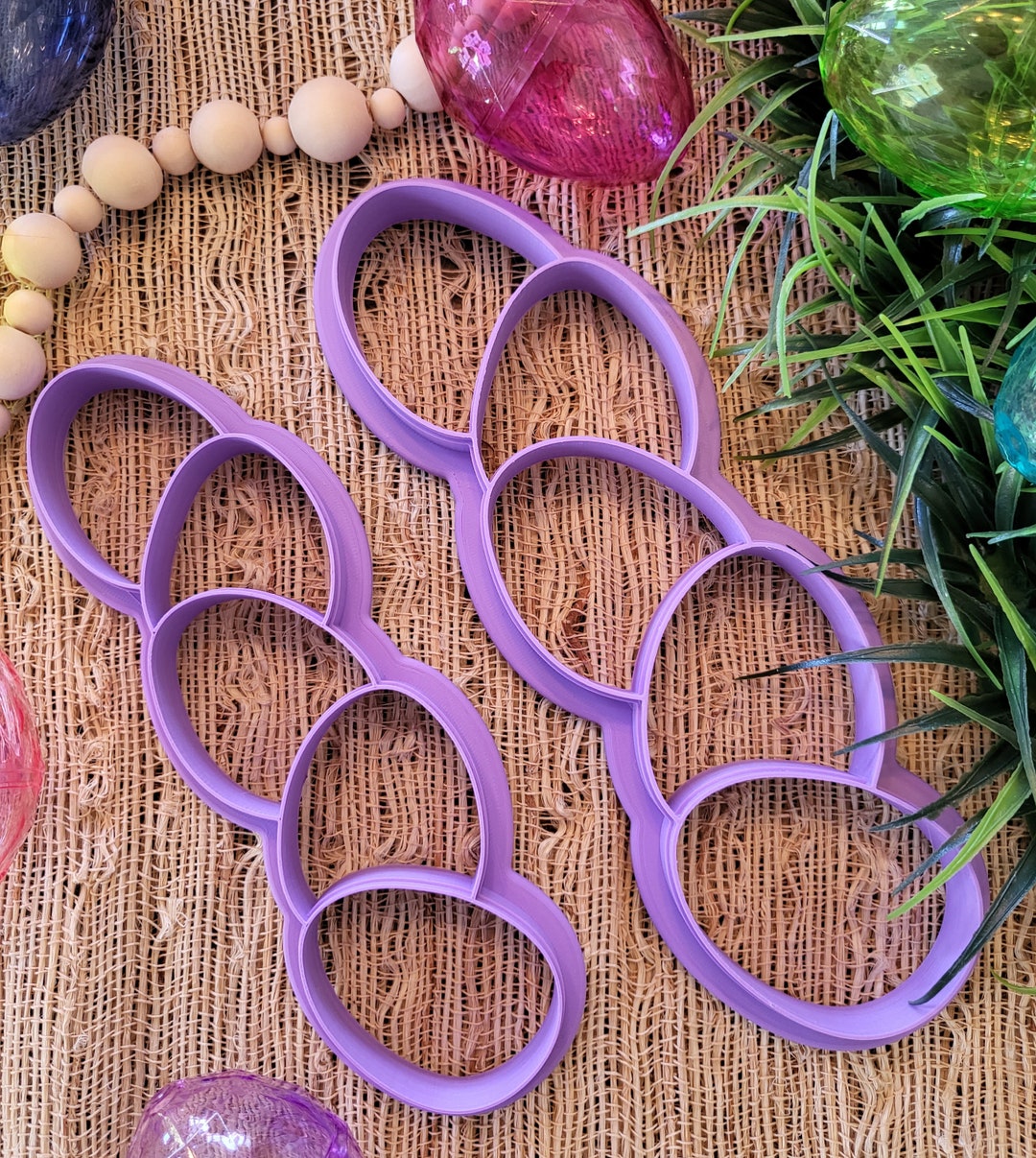 Stacked Easter Egg Puzzle Cookie Cutter - Etsy