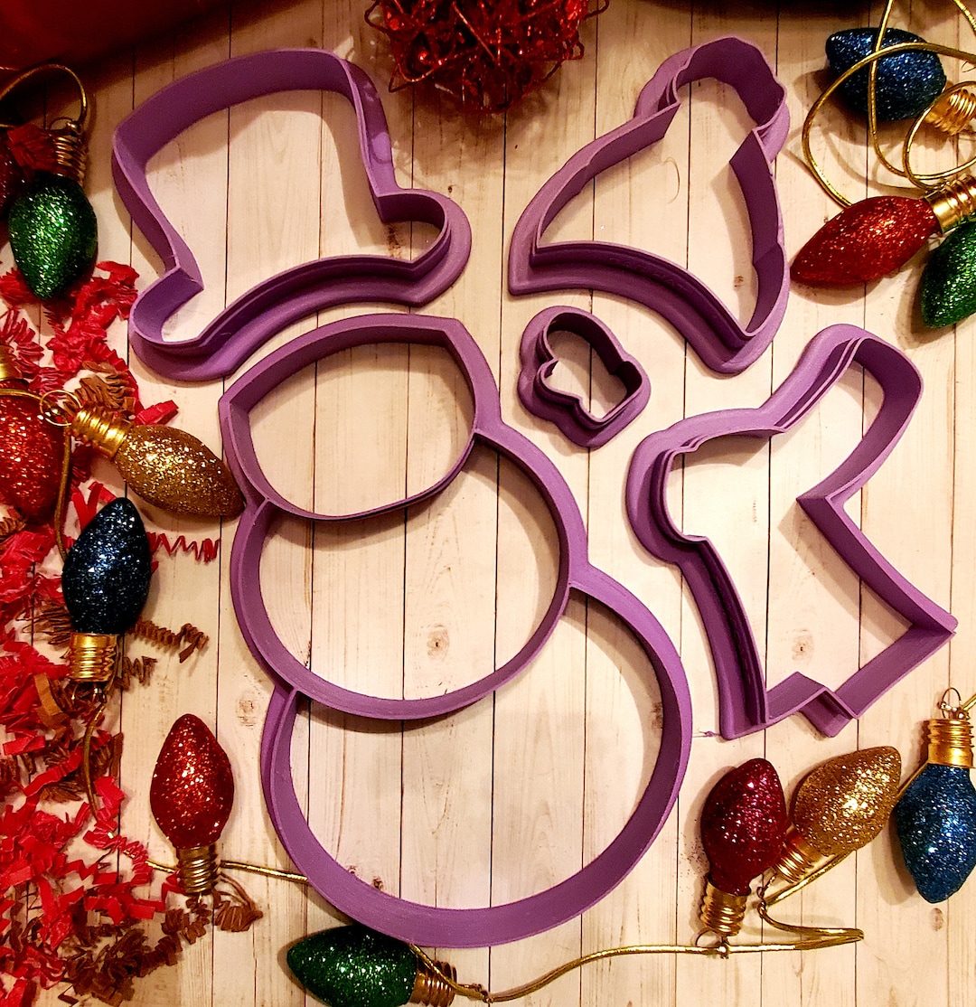 Build a Snowman Cookie Cutter Set, Do You Want to Build a Snowman - Etsy