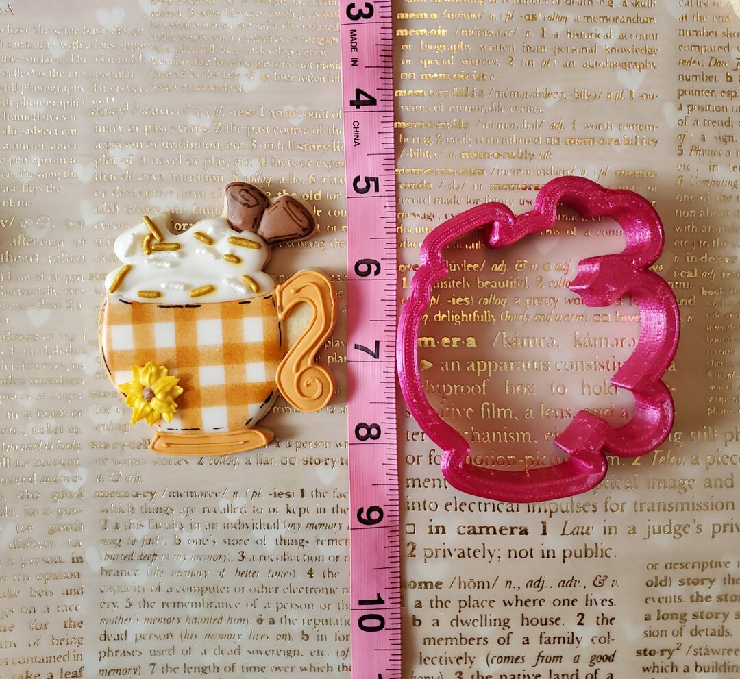 Fall Hot Chocolate Cookie Cutter, Fall Latte Cookie Cutter, Fall Hot ...