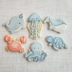 Under the Sea Cookie Cutters, Sea Animals, Marine Life, Cookie Cutter ...