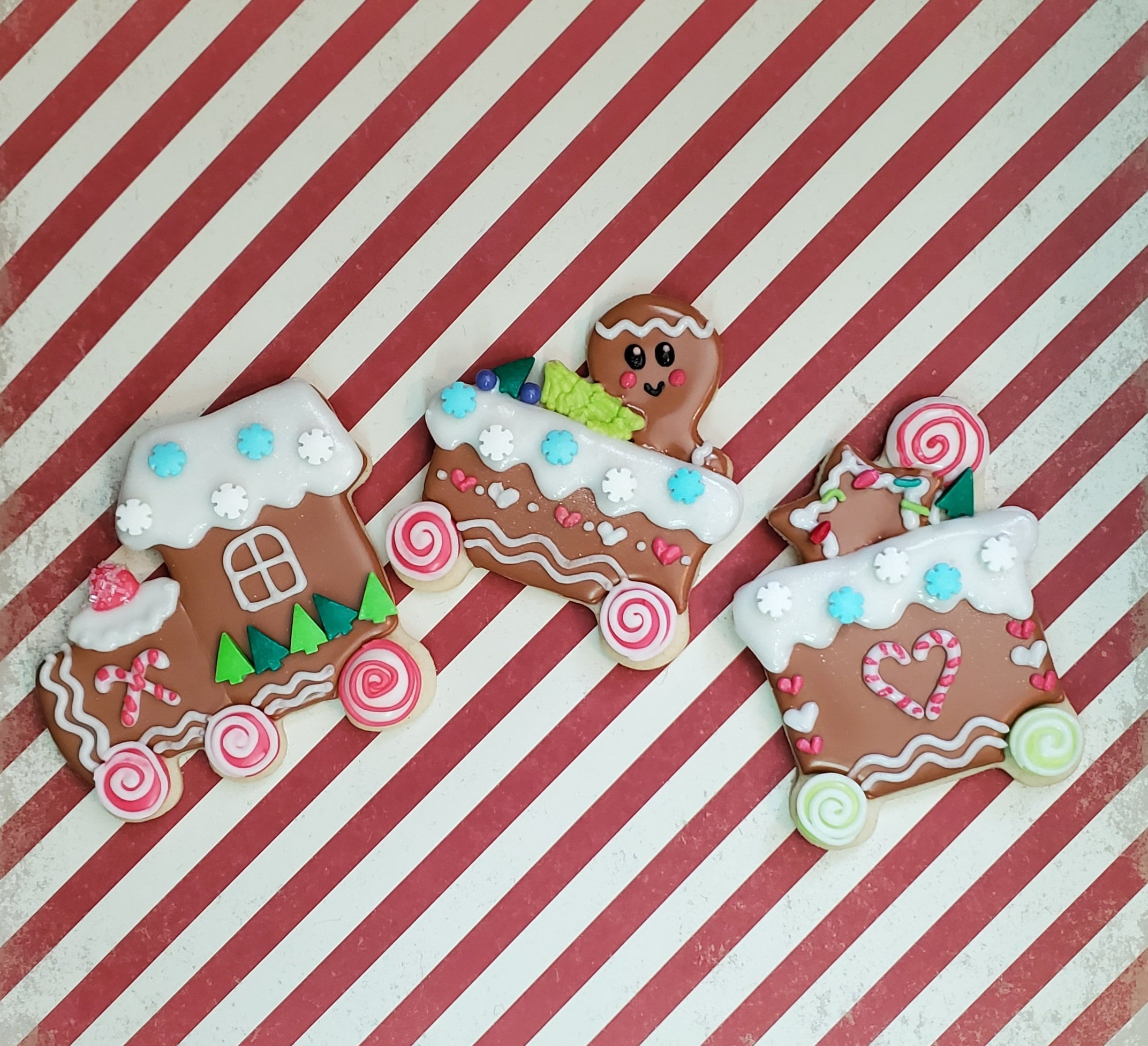 Gingerbread Train Cookie Cutters Set of 3 - Etsy