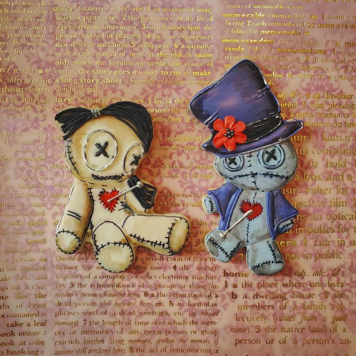 Voodoo Doll Boy Aka Mr. Peabody, 4" Tall - Etsy