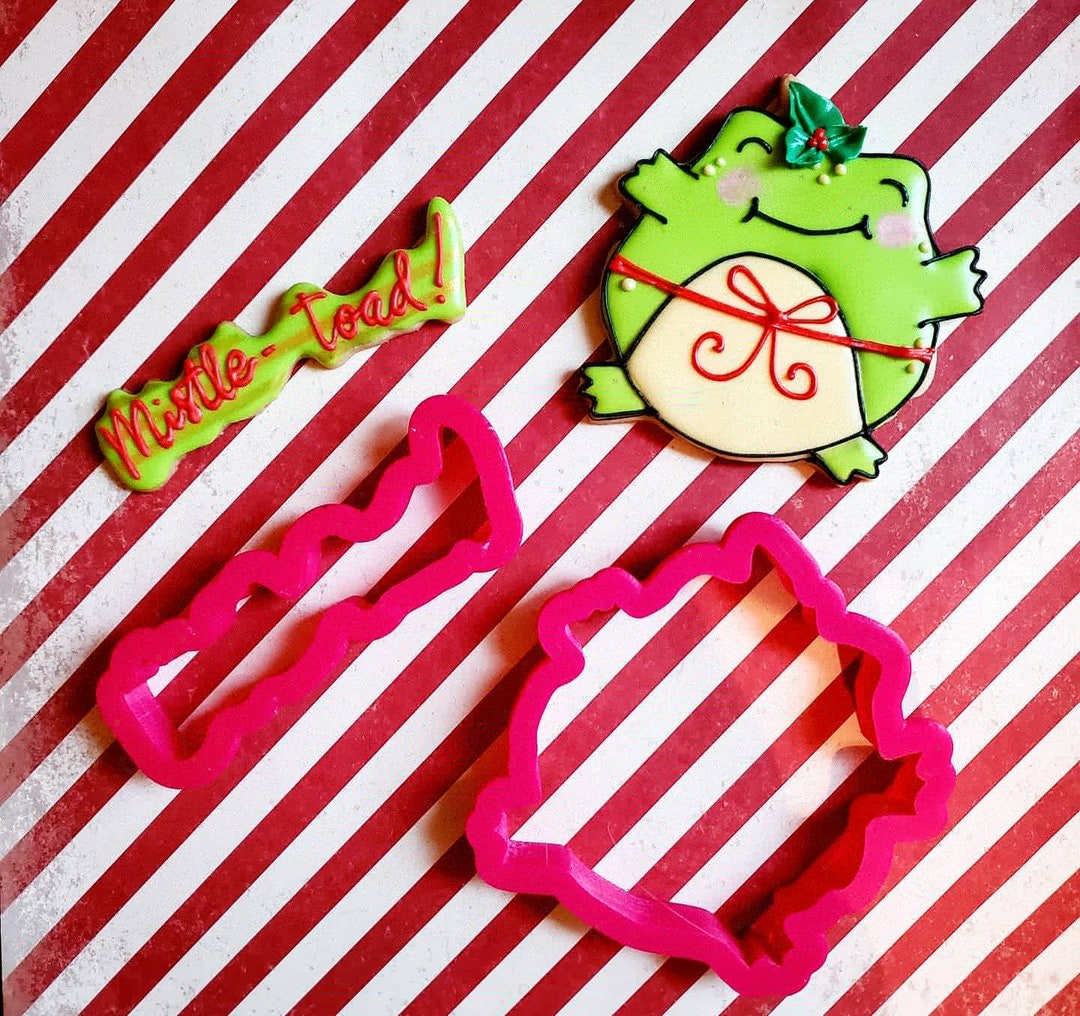 Mistle-toad Christmas Cookie Cutter Set, Toad Christmas Cutter, Frog ...