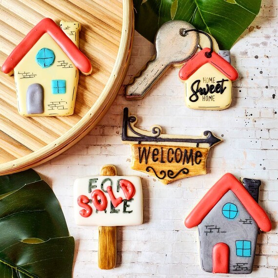 Realtor Cookie Cutter Set New Home Home Sweet Home New - Etsy