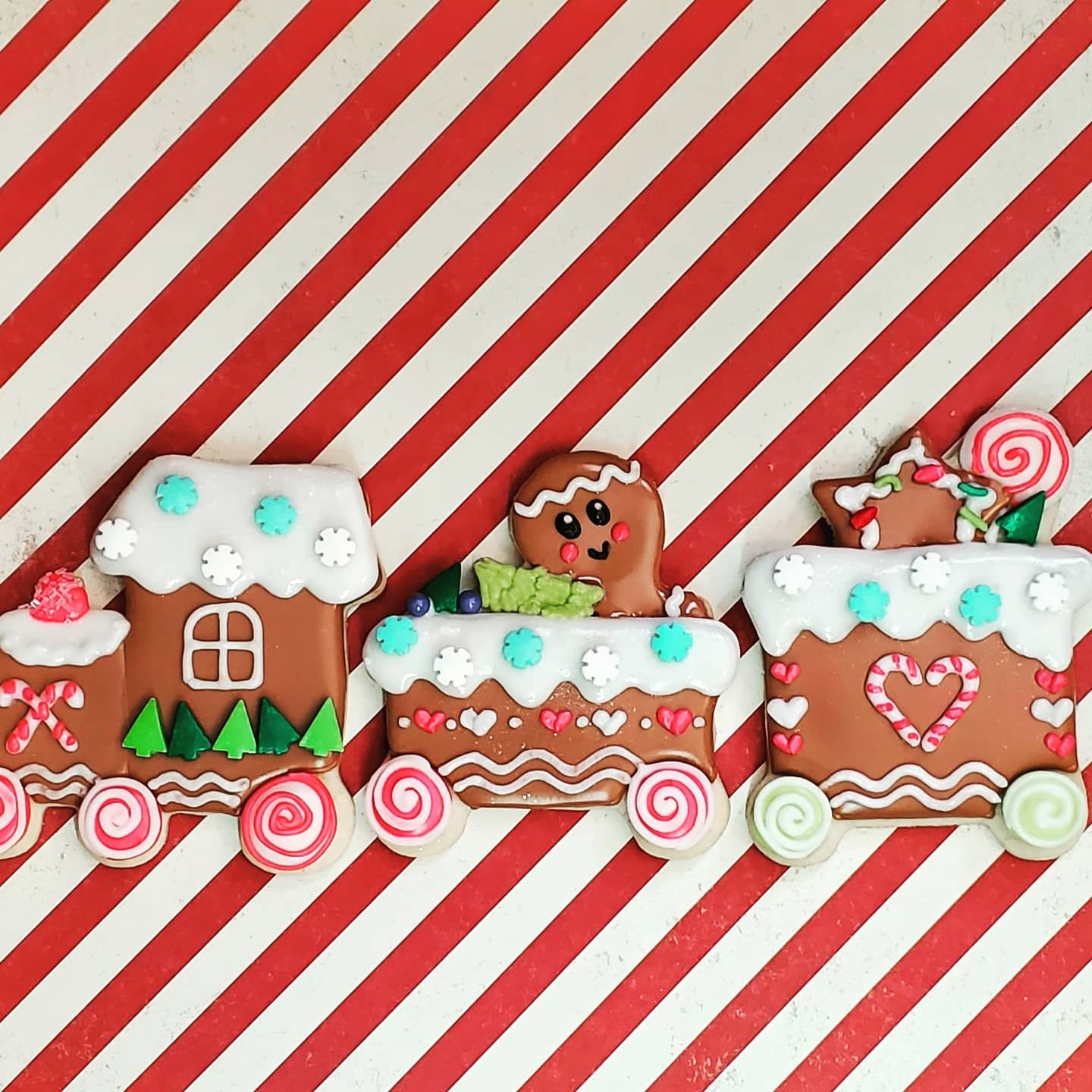 Gingerbread Train Cookie Cutters Set of 3 | Etsy