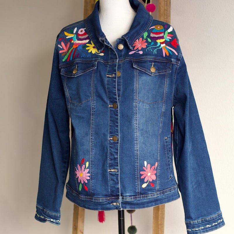 Embroidered Jacket - Etsy