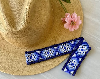 Mexican Huichol Hat - Etsy