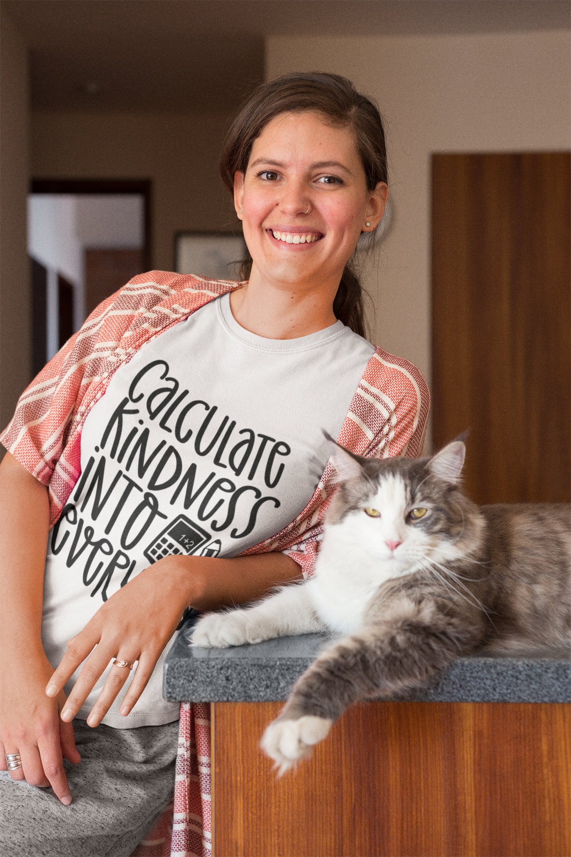 Calculate Kindness Into Everyday Svg Teacher SVG for Shirt - Etsy