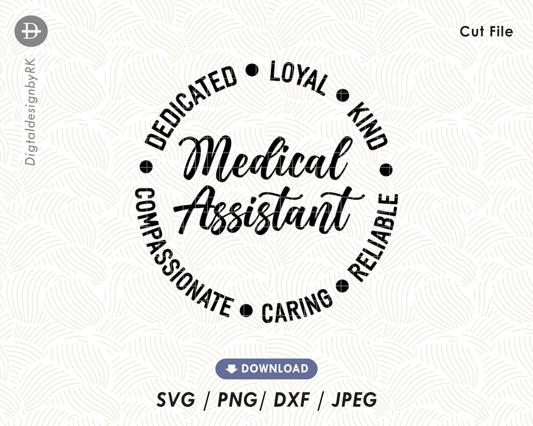 Medical Assistant Svg, Gift for MA, Medical Assistant SVG for Shirt ...