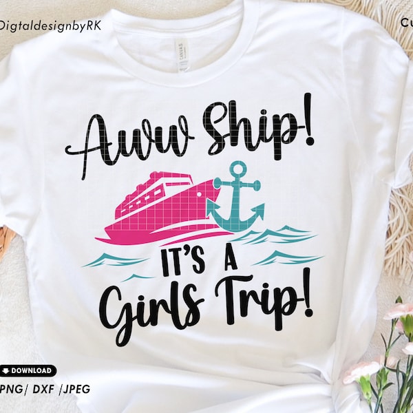 Aww Ship Its a Family Trip Svg - Etsy