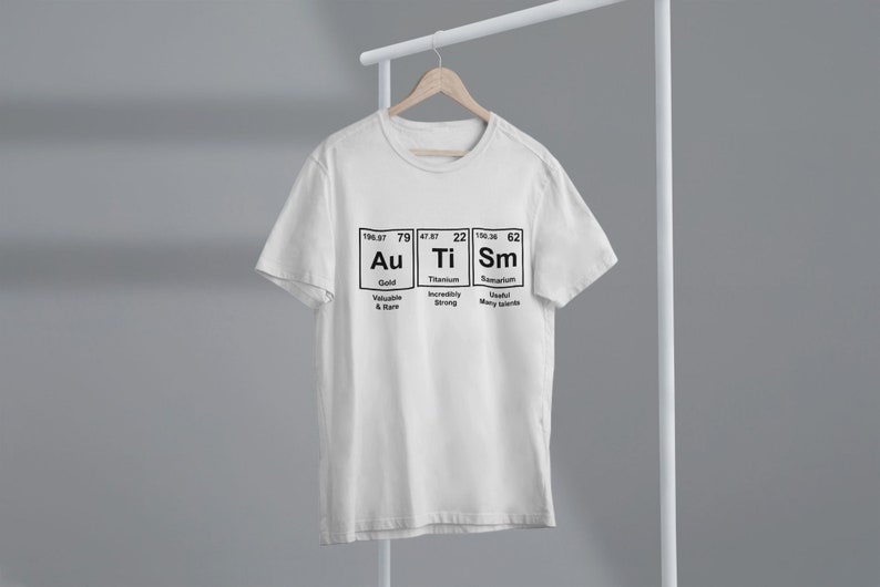 Autism Periodic Table Svg, Valuable&rare, Incredibly Strong, Useful ...