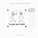 I Have Got Your Back Svg, Stick Figure Svg Cut File, Stick People ...