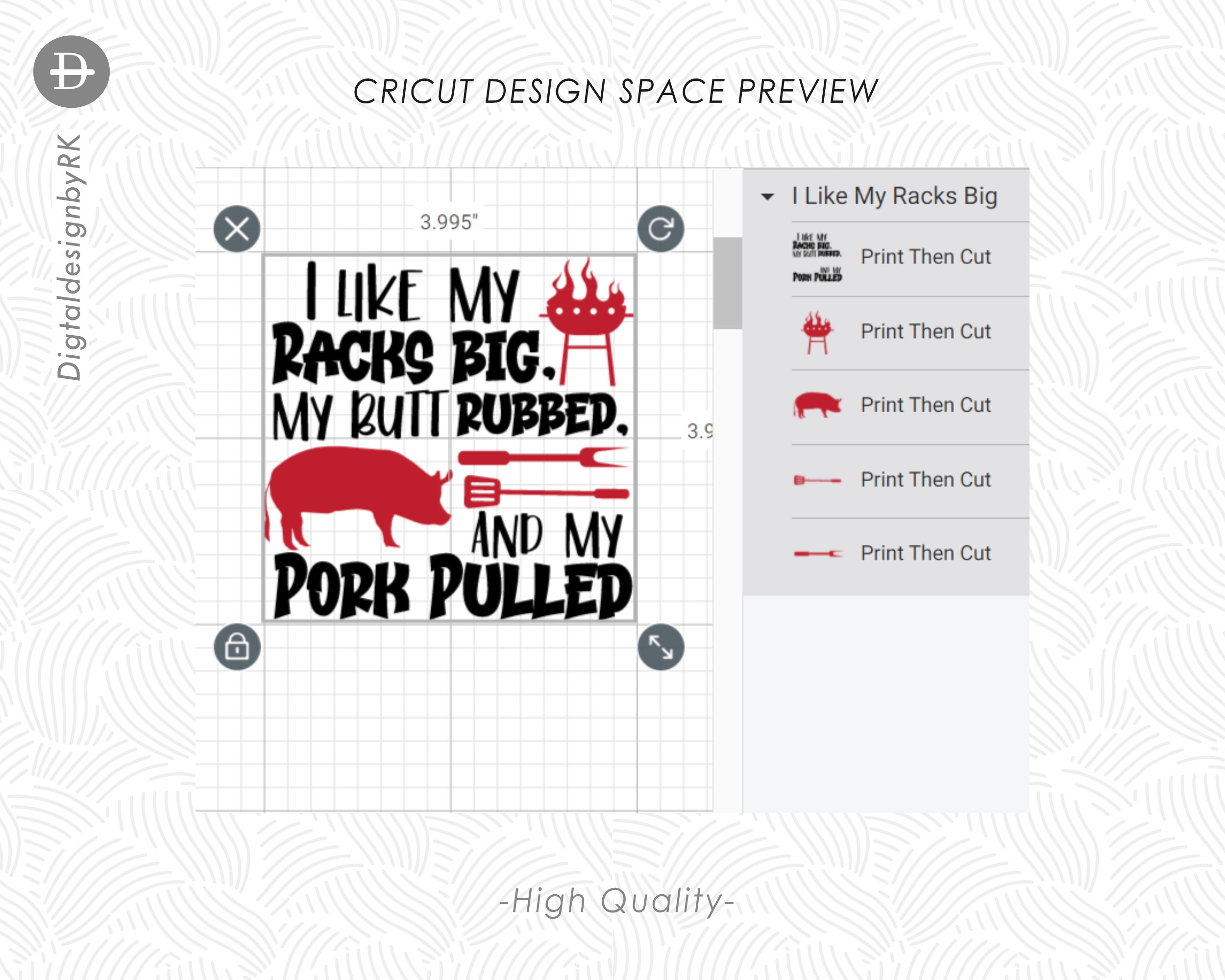 I Like My Racks Big Bbq Svg, BBQ Grill SVG for Shirt, Funny BBQ Svg ...