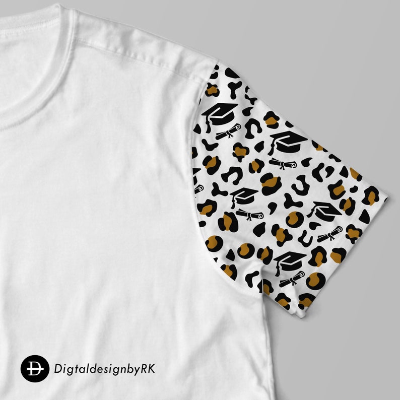 Graduation Day, Graduation Cap Hat Leopard Cheetah Print Pattern ...