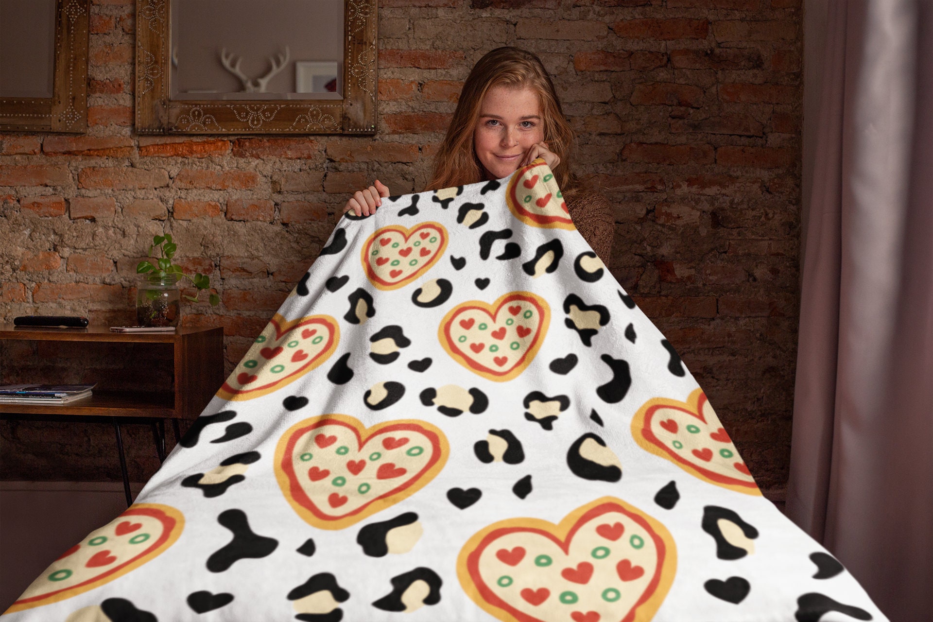 Pizza Heart Leopard Pattern Svg Pizza Heart Cheetah Svg - Etsy