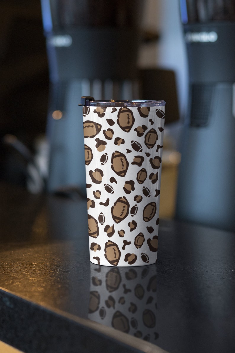 Leopard Football Pattern SVG Football Cheetah Pattern Svg | Etsy