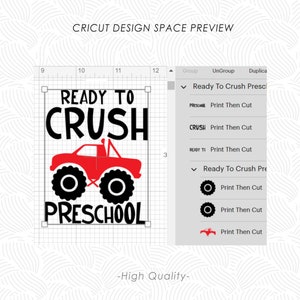 Ready to Crush Preschool SVG, Back to School for Kids, Preschool ...
