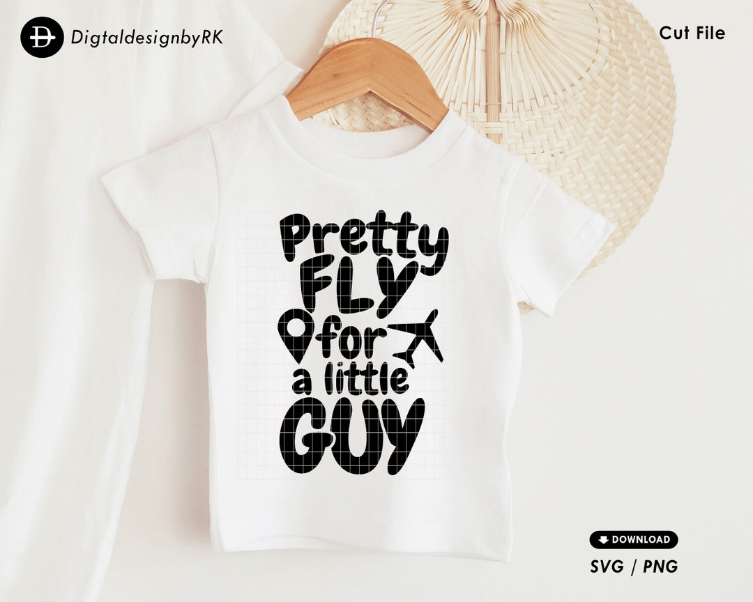 Pretty Fly for a Little Guy Svg | Baby Boy Trip Cut File | Baby Onesie ...