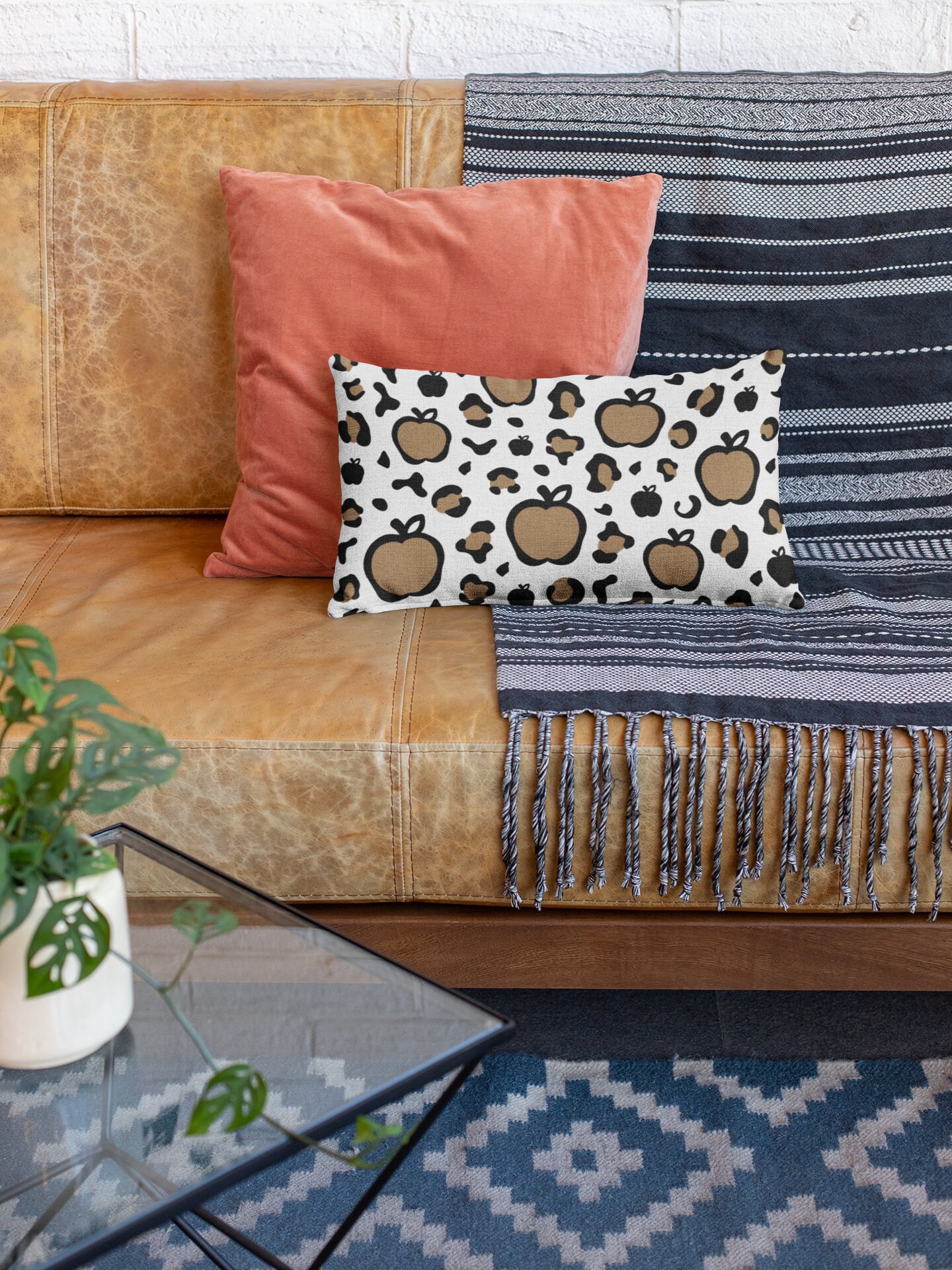 Apple Leopard Pattern SVG Apple Cheetah Pattern Svg School | Etsy