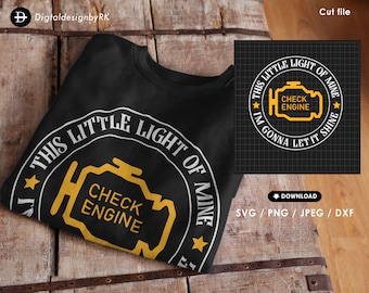 Check Engine Light Svg - Etsy