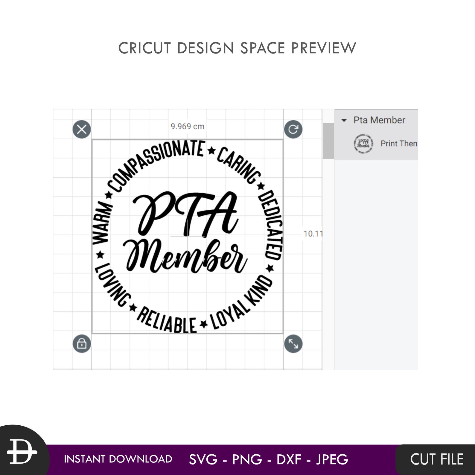 Parent Teacher Appreciation Svg | PTA Member Svg | Back to School ...