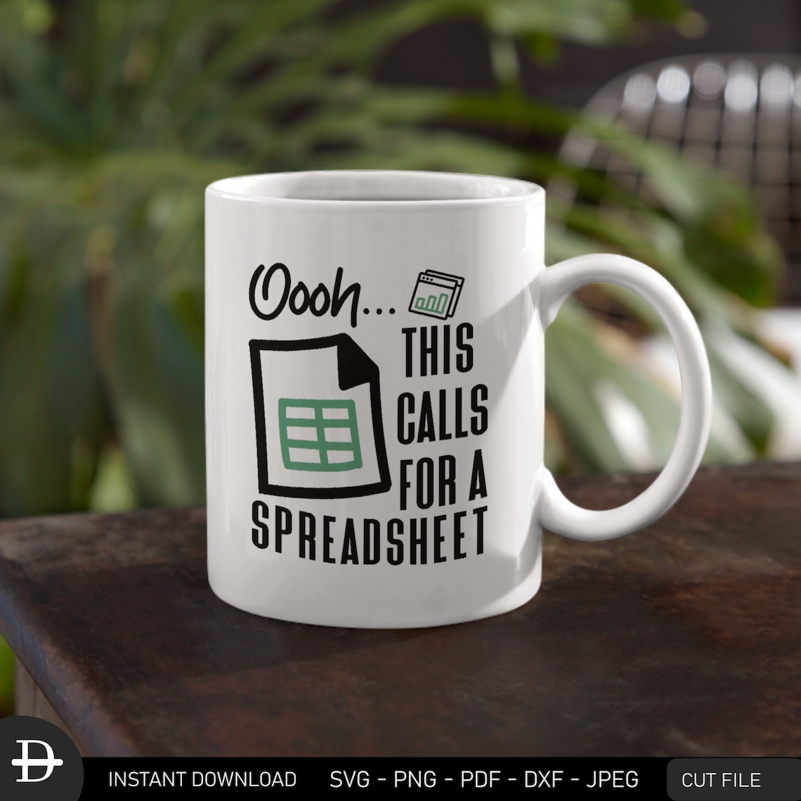 This Calls for A Spreadsheet Svg, Funny Accountant Quote Svg ...