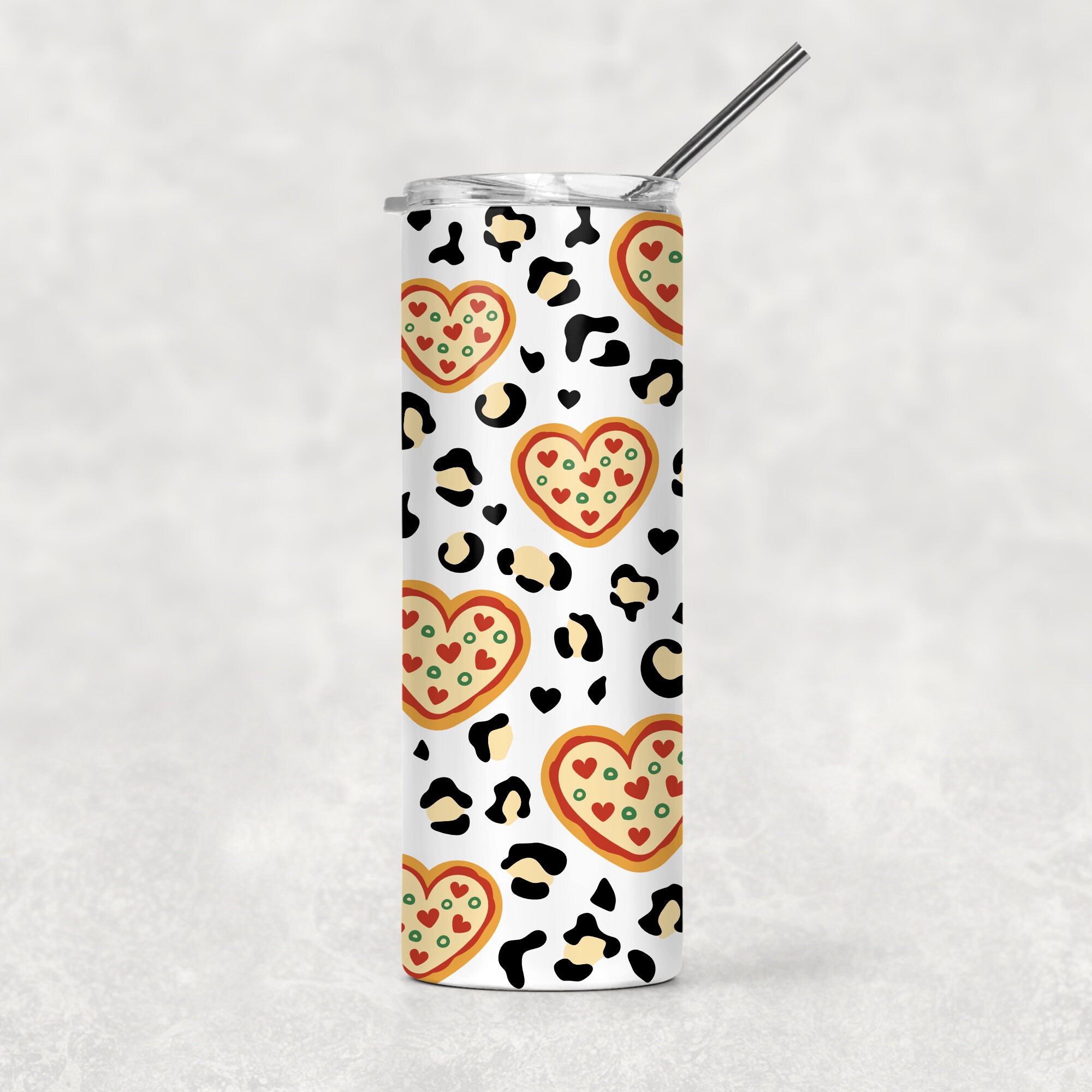 Pizza Heart Leopard Pattern Svg Pizza Heart Cheetah Svg - Etsy