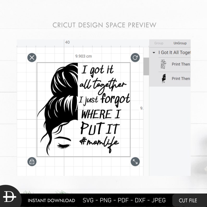 I Got It All Together I Just Forgot Where I Put It Svg - Etsy