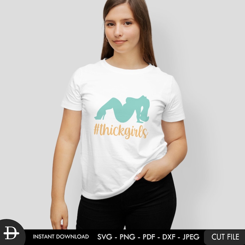 Thick Girls Svg Sexy Thick Woman Svg Curvy Girls Svg Hot - Etsy