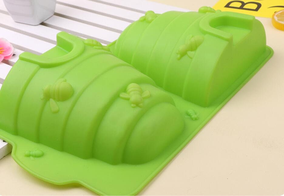 Free Shipping Honey Honeycomb Mold Bee Cake Mold, Pudding Mold, DIY ...