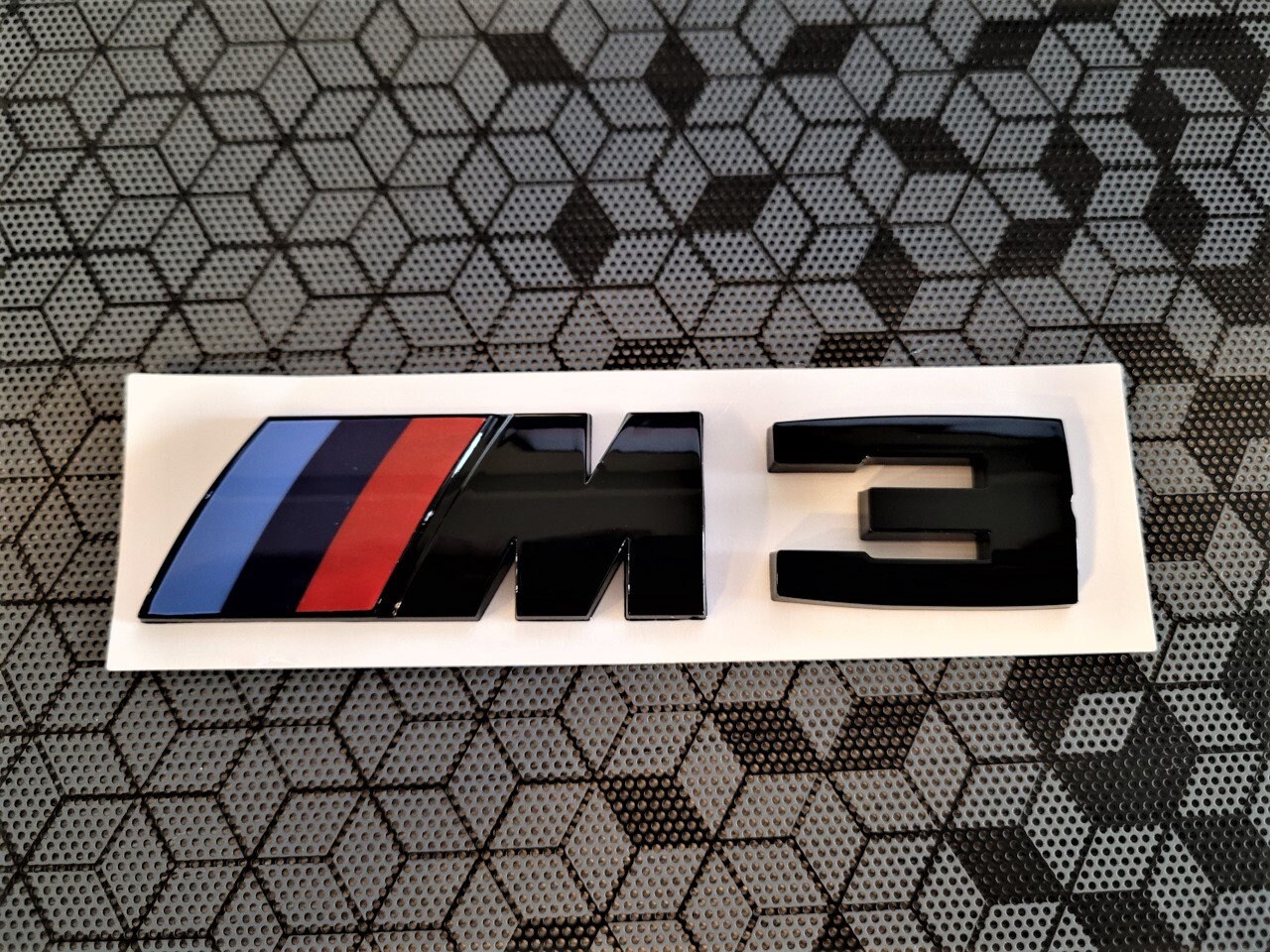 BMW M3 Black Emblem. Black BMW M3 Trunk Badge - Etsy
