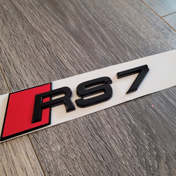 Audi Rs7 Black Emblem - Etsy