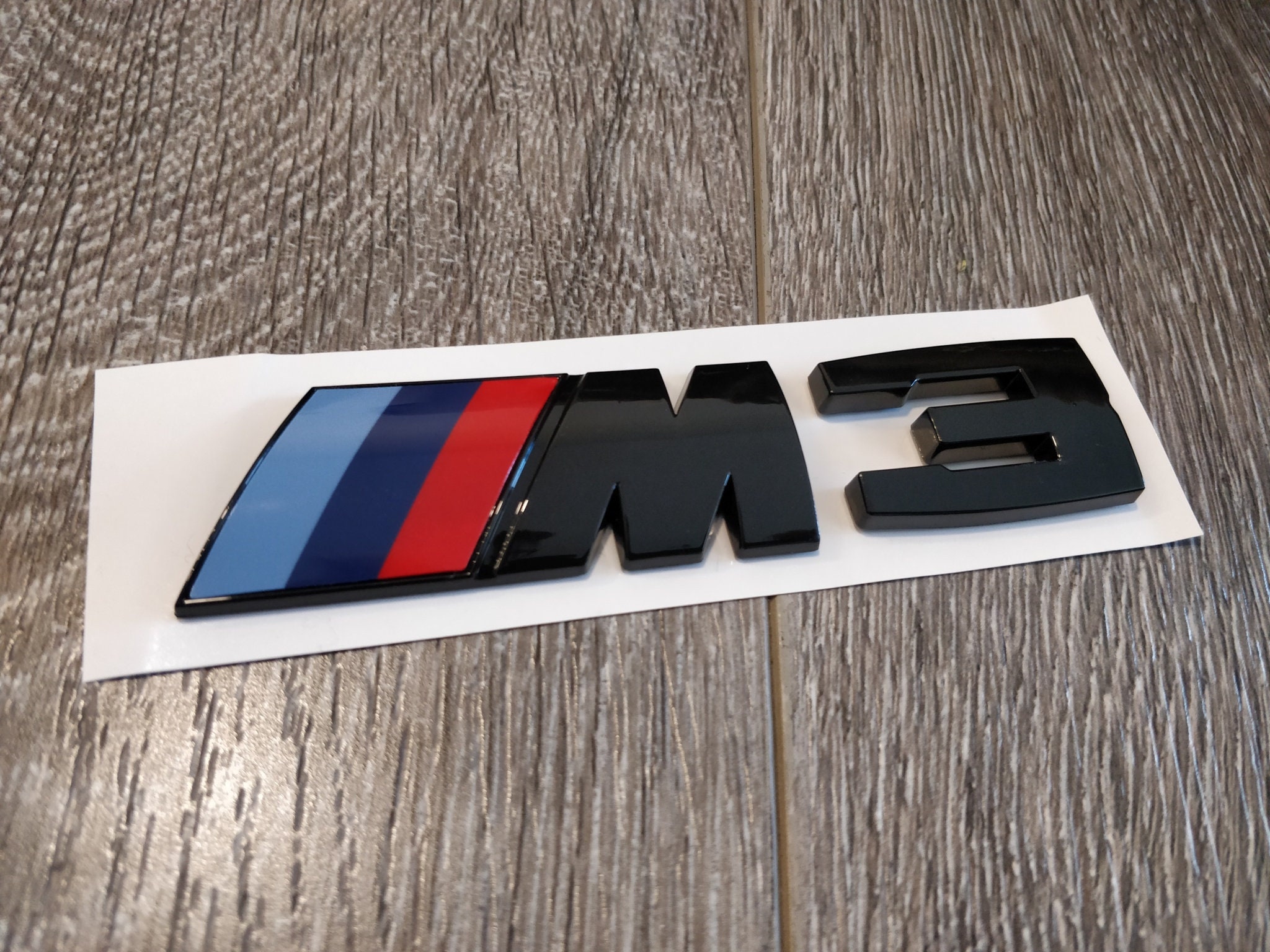 BMW M3 Black Emblem. Black BMW M3 Trunk Badge | Etsy Canada