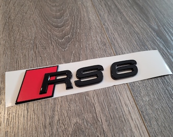 Black Rs6 Badge - Etsy