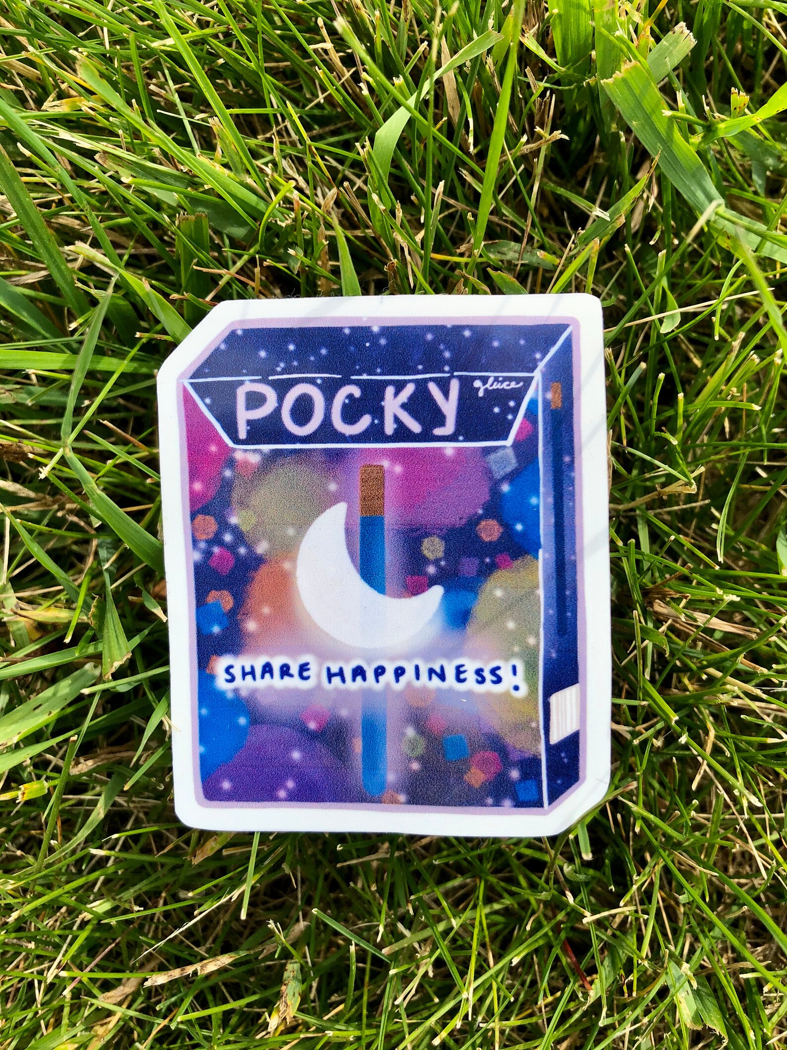 Cute Pocky Stickers Unique Strawberry Matcha Rainbow Galaxy Waterproof ...