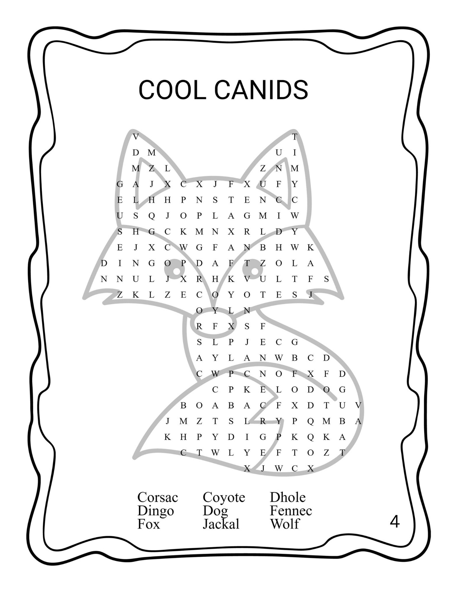 MARVELOUS MAMMALS: A Fun and Educational Word Search Activities for ...