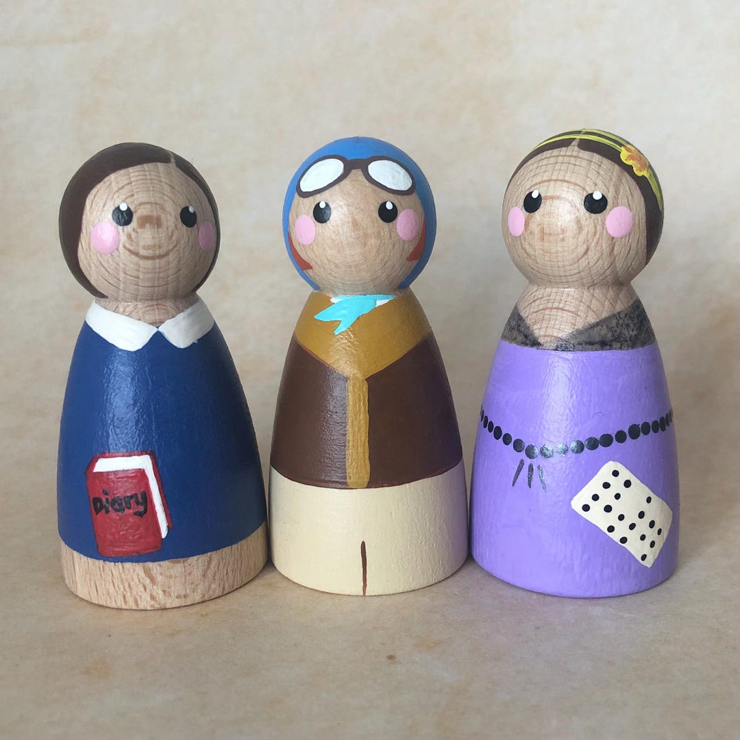 Anne Frank, Amelia Earhart, Ada Lovelace, Inspirational Women, Hand ...