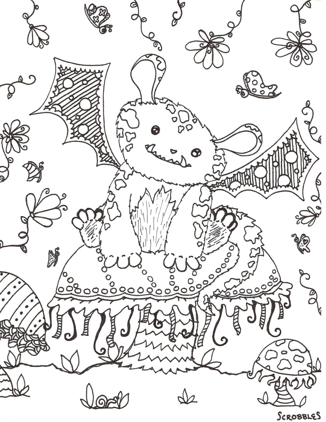 9 Detailed Designs Coloring Pages, Coloring for All Ages - Etsy