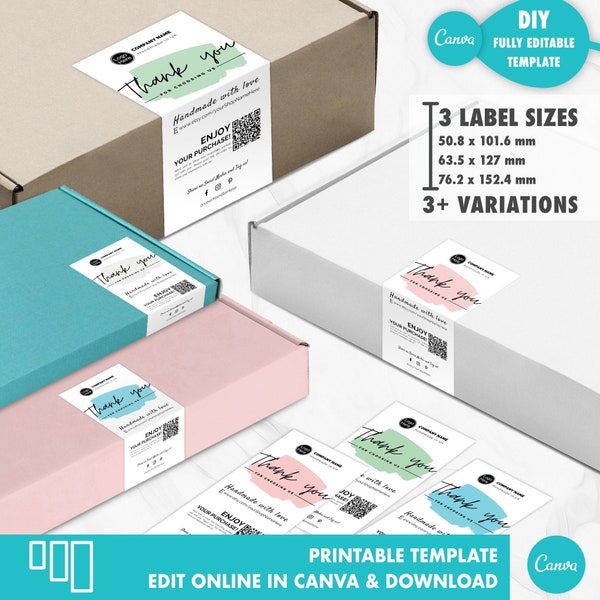 Box Seal Sticker - Etsy