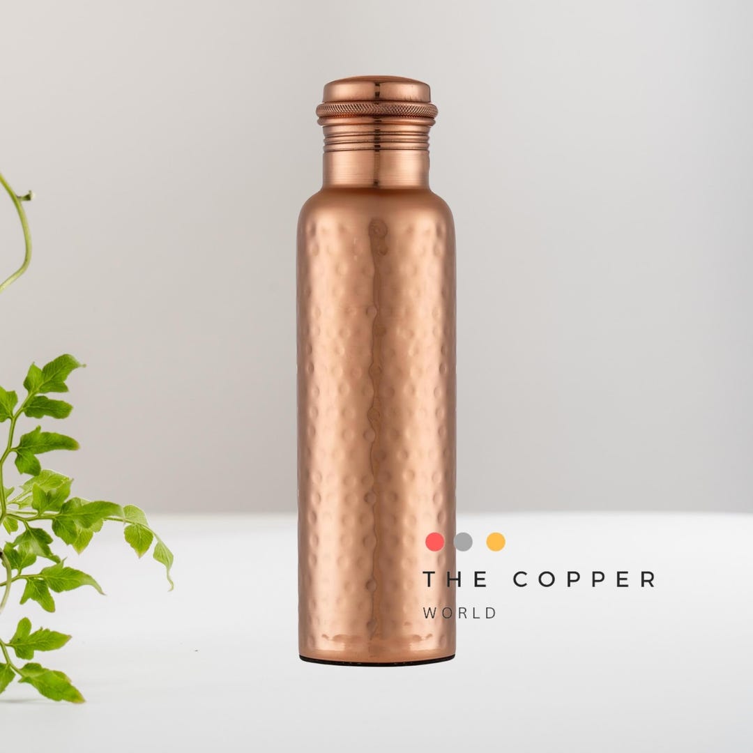 Pure Copper Bottle for Drinking Water - Indian Handmade Ayurveda and ...