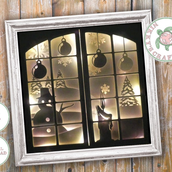 Winter Scene Svg - Etsy