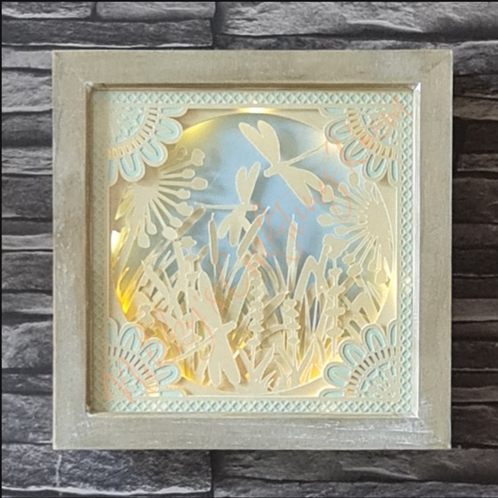 Dragonfly 3d Shadow Box Svg Digital Download for Cricut - Etsy