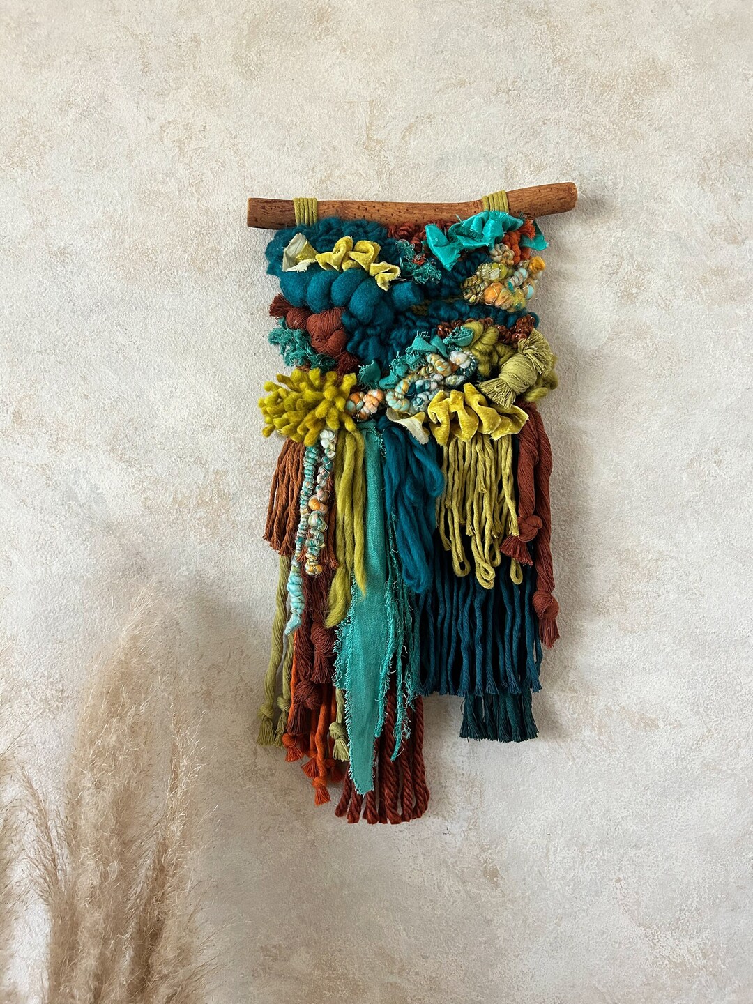 Juxtaposition Weaving, Woven Wall Hanging, Tapestry Wall Art ...