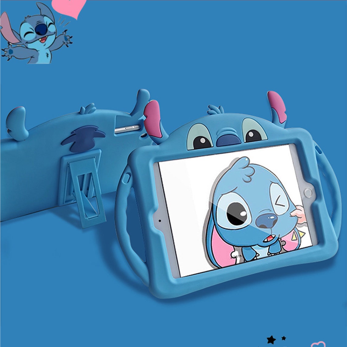 Stitch Ipad Case Ipad Case avec stand Cartoon Ipad2020 Case | Etsy