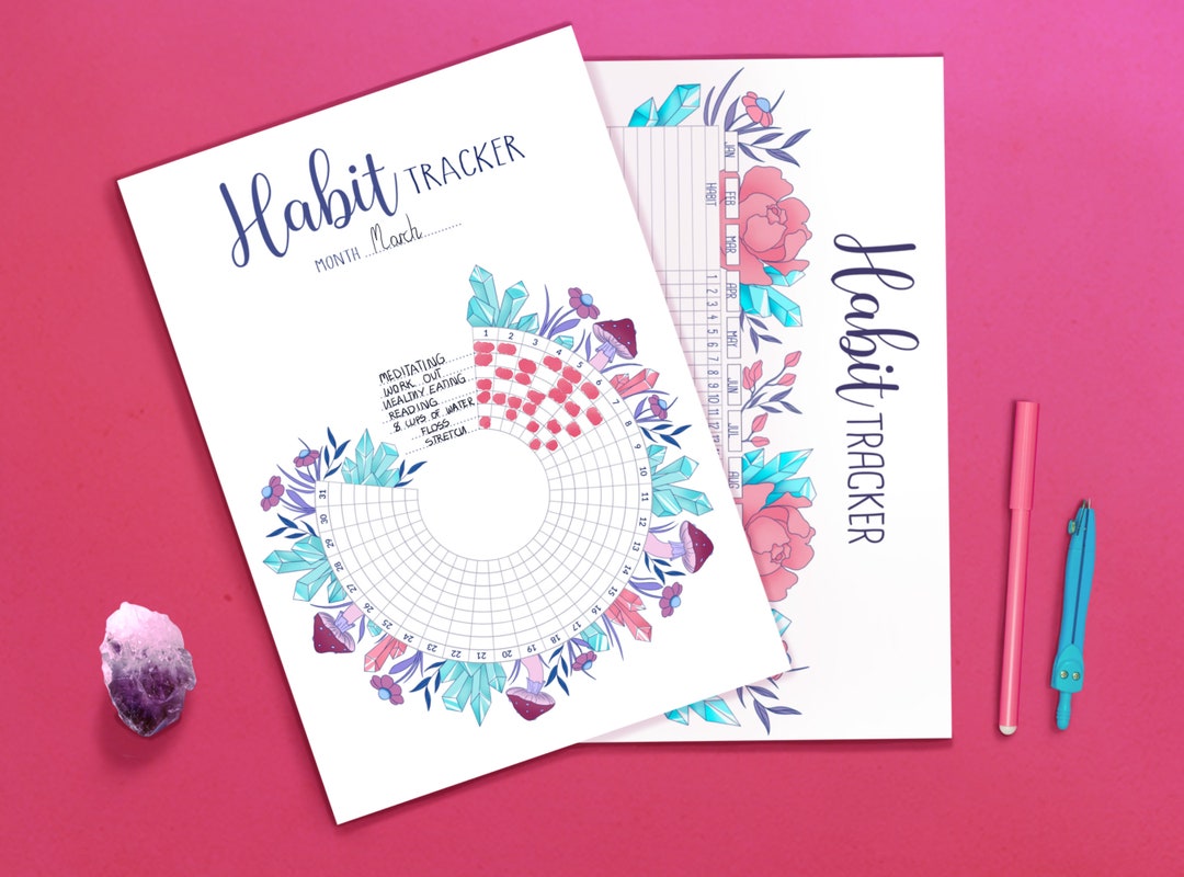 Habit Tracker/ Printable Pdf - Etsy