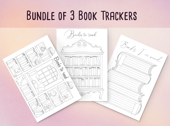 Printable Book Tracker | Etsy