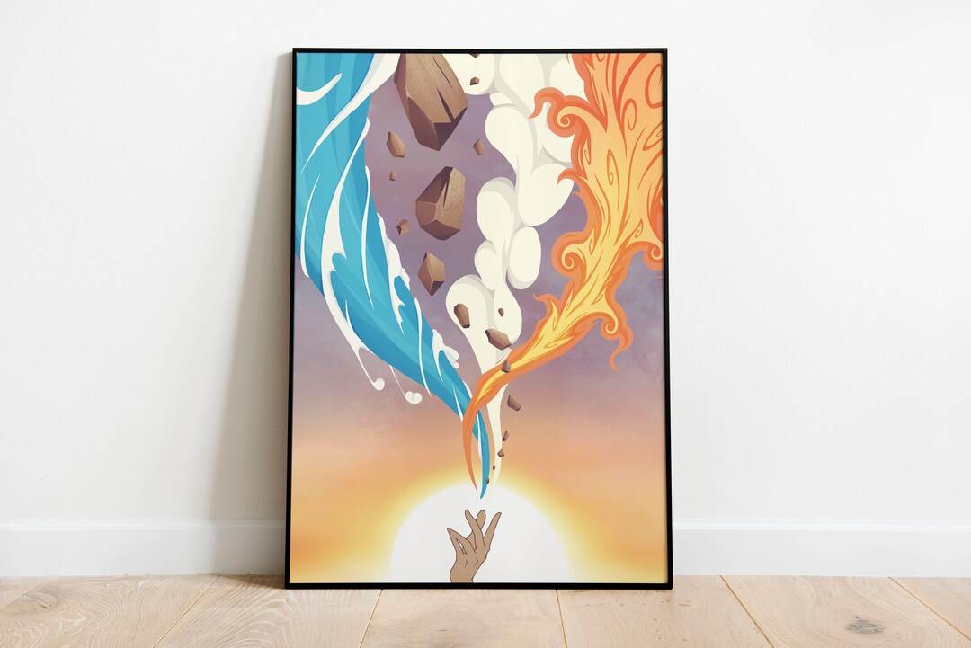Digital Poster Inspired by Avatar the Last Airbender - Etsy