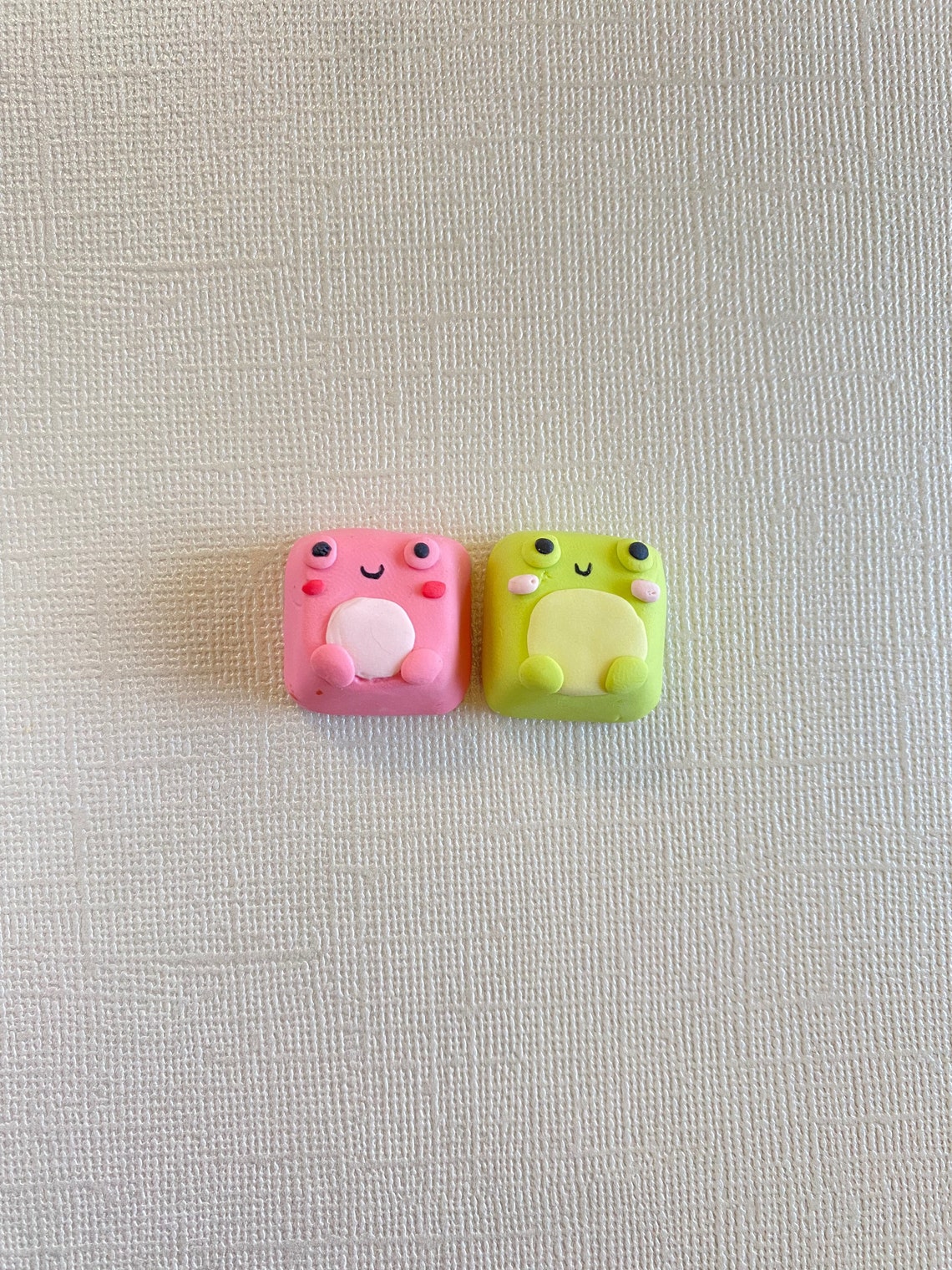 Mushroom Frog Artisan Kawaii Key Cap | Keebs | Cute Keycaps | Clay ...